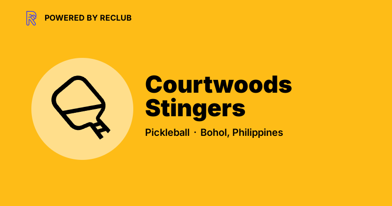 Courtwoods Stingers - Reclub