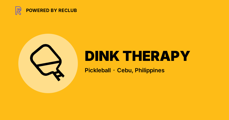 DINK THERAPY - Reclub