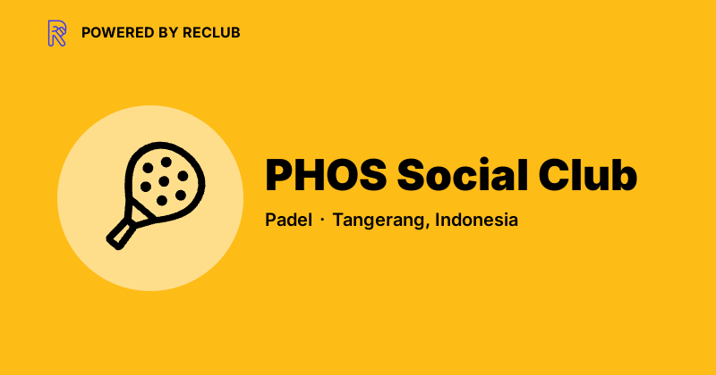 PHOS Social Club - Reclub