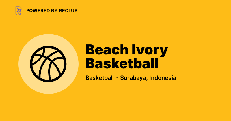 Beach Ivory Basketball