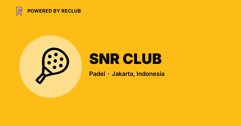 SNR CLUB - Reclub
