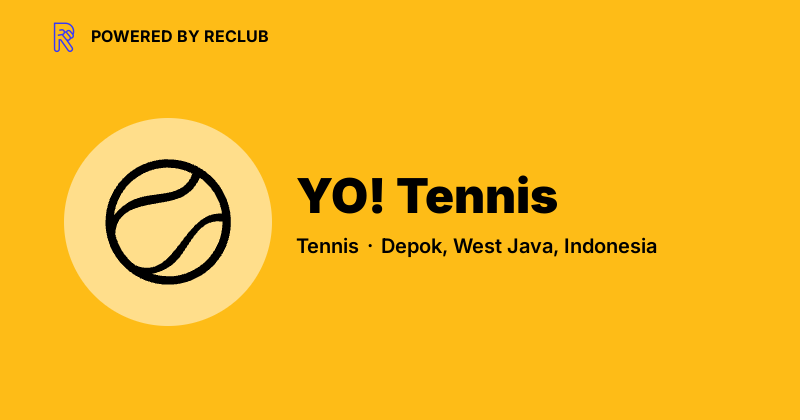 YO! Tennis - Reclub