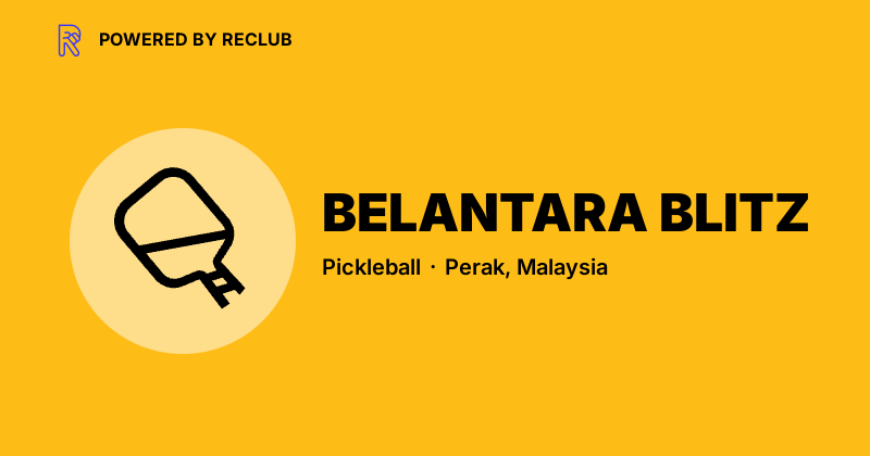 BELANTARA BLITZ - Reclub