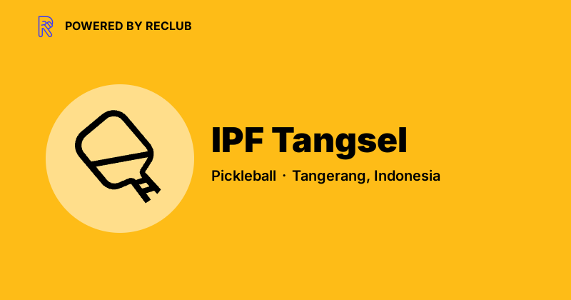 IPF Tangsel - Reclub