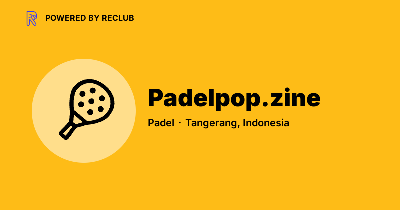 Padelpop.zine - Reclub