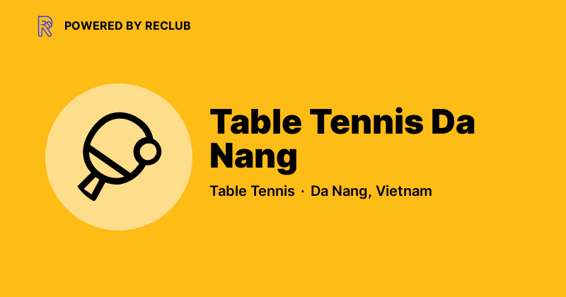 Table Tennis Da Nang