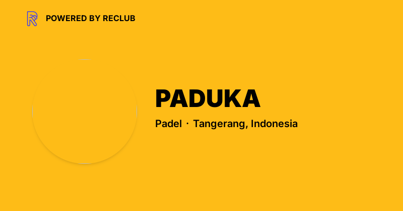 PADUKA - Reclub