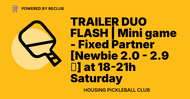 TRAILER DUO FLASH | Mini game - Fixed Partner [Newbie 2.0 - 2.9🔥] at 18 ...