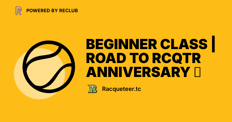 BEGINNER CLASS | ROAD TO RCQTR ANNIVERSARY 🥳 - Reclub